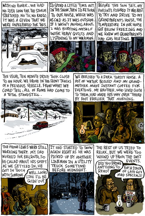 Patrick Dean Comics: The Blizzard of 1993