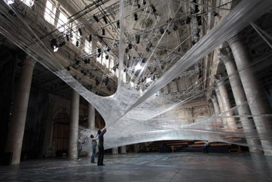 Strange world: World’s Largest Spider Web Ever Spun