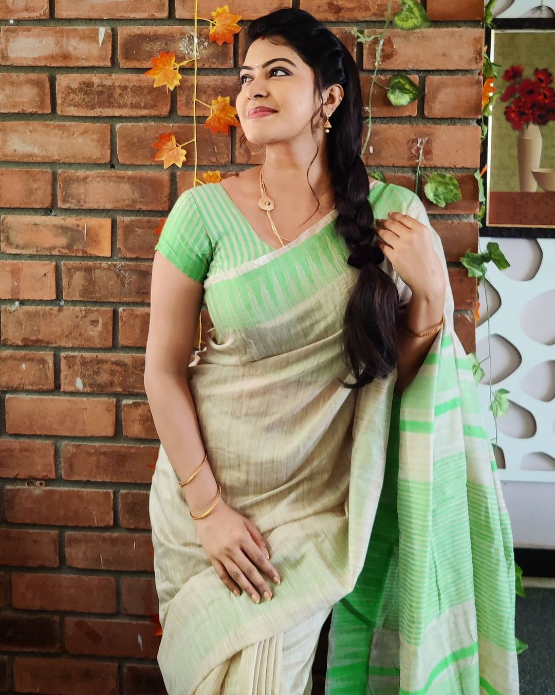Serial Actress Rachitha Mahalakshmi Saree Photos