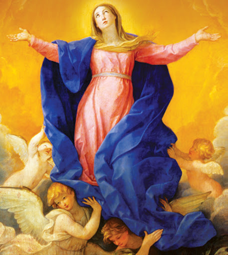 Our Lady, assumed into heaven