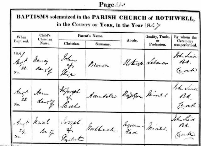 Where are we all Now: Investigating Joseph Woodhead of Rothwell & his ...