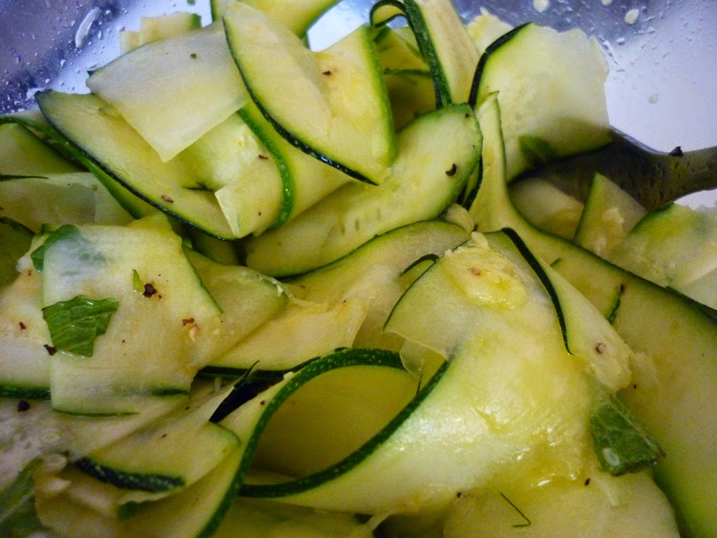 An English Homestead: Cold Courgette Salad