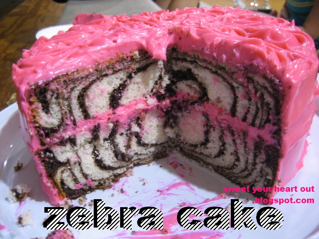 Sweet Your Heart Out: Zebra Cake