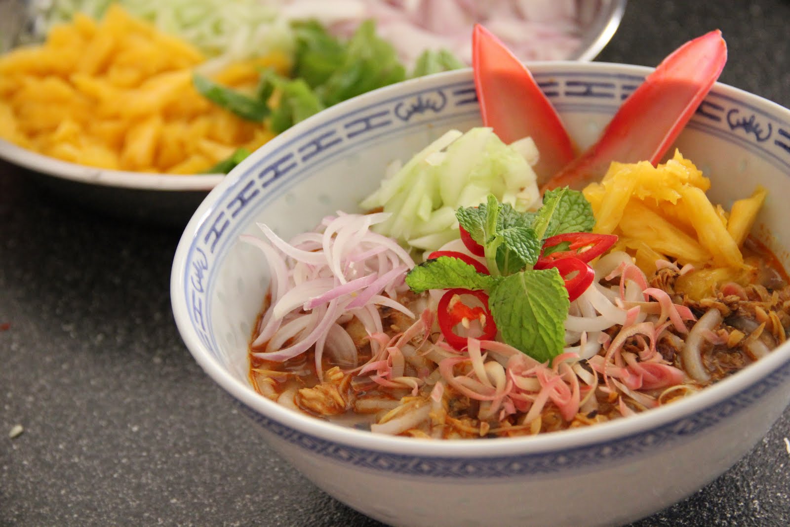 asam laksa Laksa penang asam makanan kuah kedah riau kepulauan resepi ...