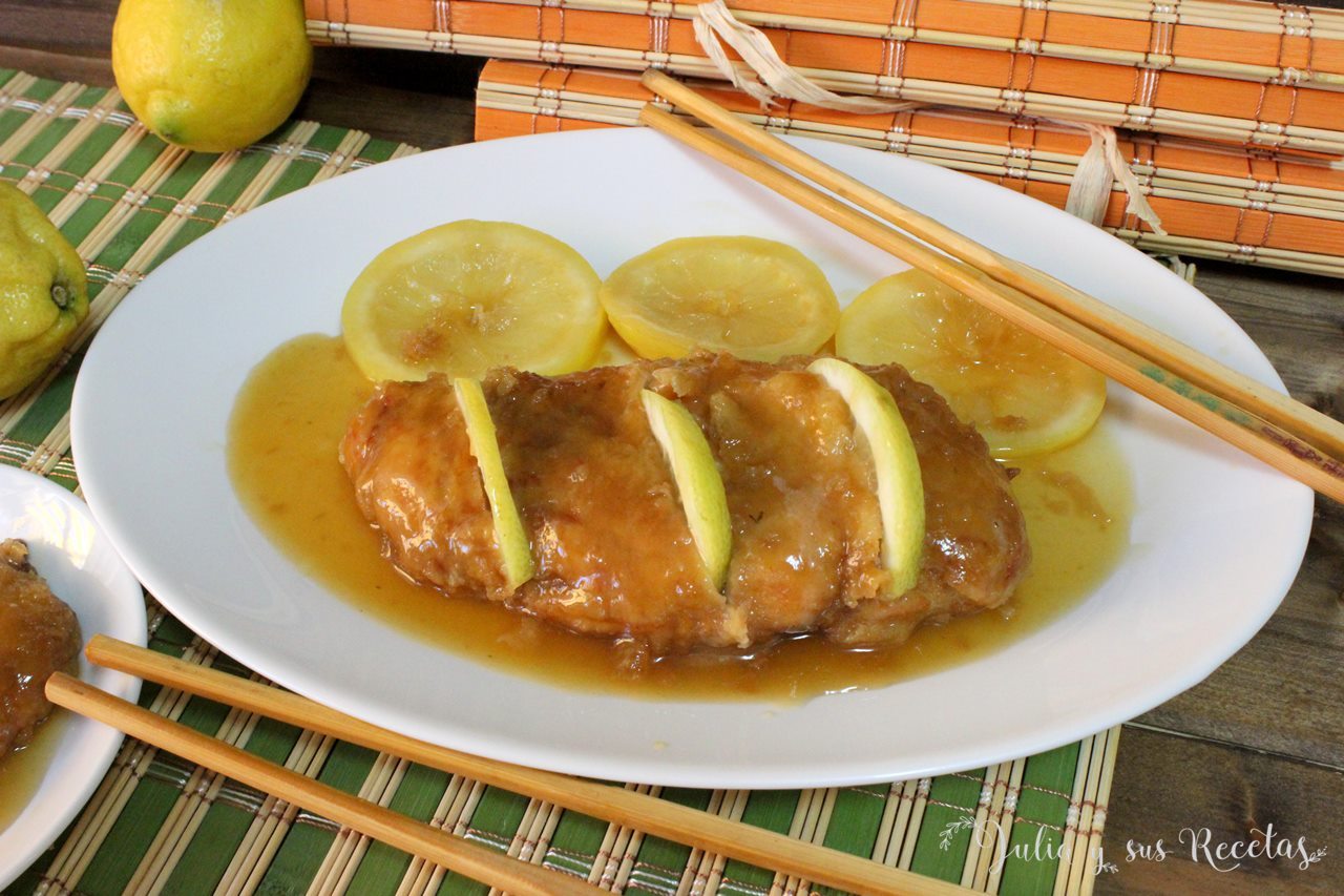 JULIA Y SUS RECETAS: Pollo al limón estilo chino