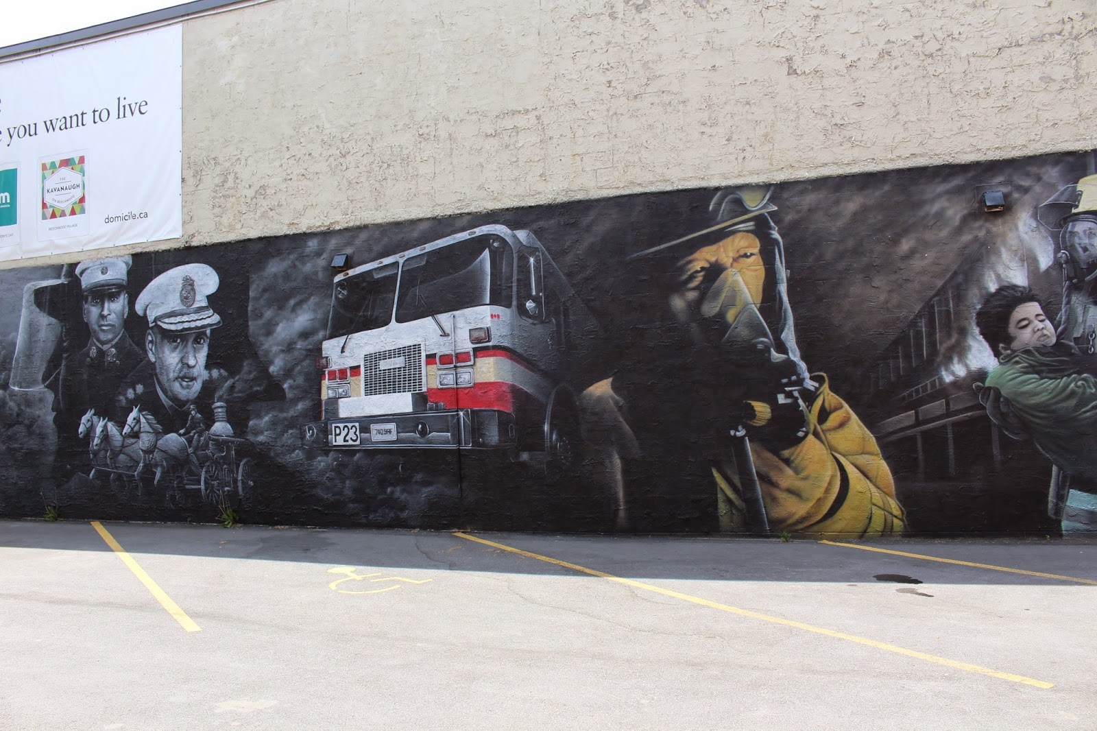 Canadian Firefighters Memorial: The Ottawa Firefighters Mural