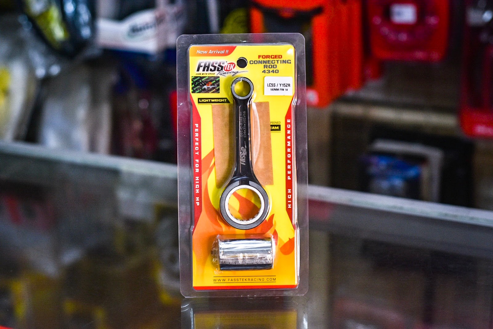 FASSTEK Racing Forged Connecting Rod Y15ZR / R15 / R125 / FZ150 98mm ...