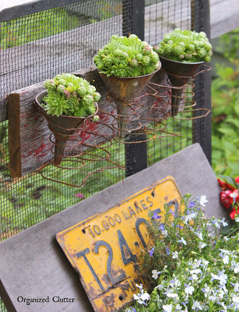 From Spring Junk Yard to Summer Junk Garden - Organized Clutter