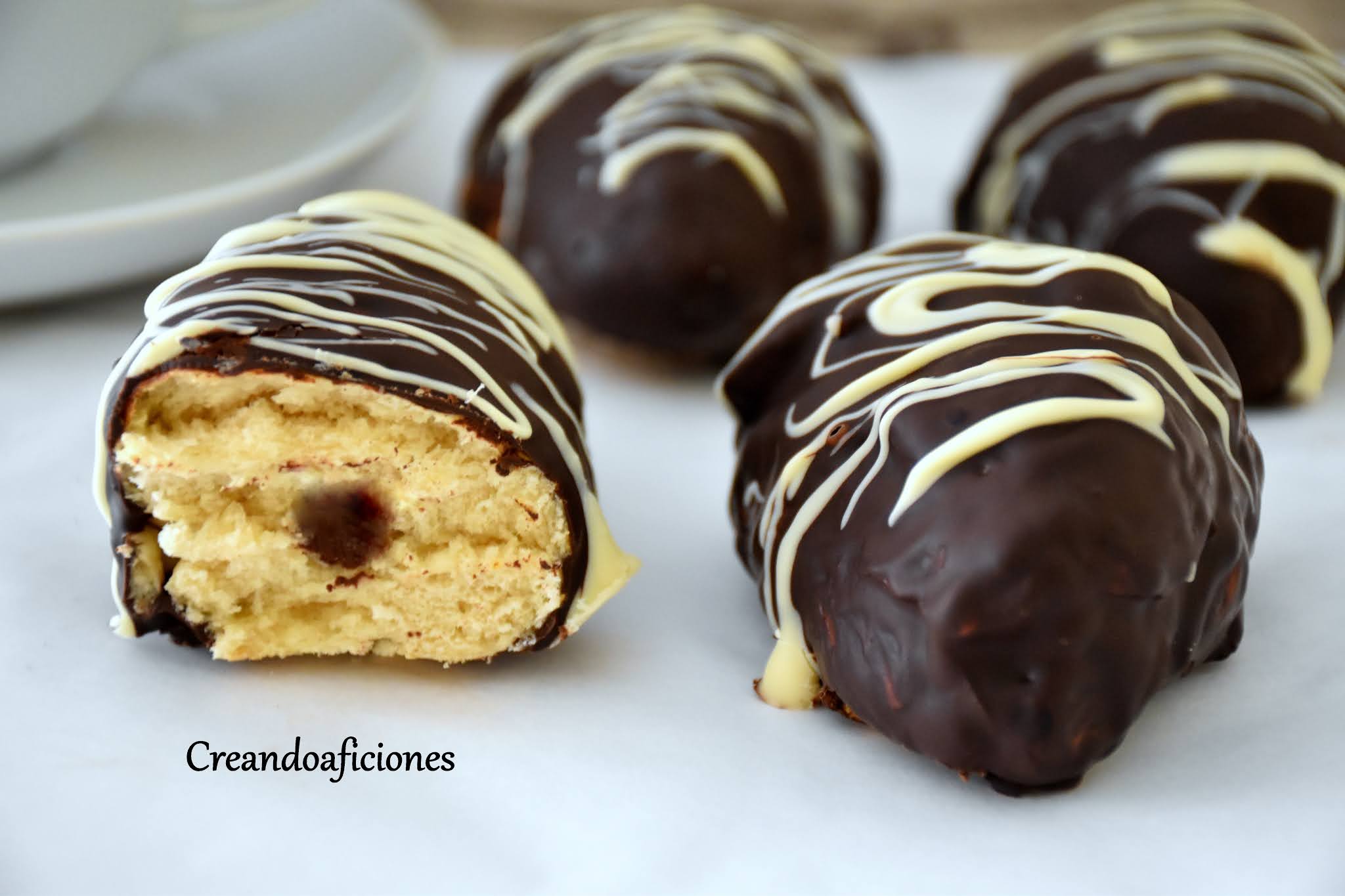 Triángulos de chocolate