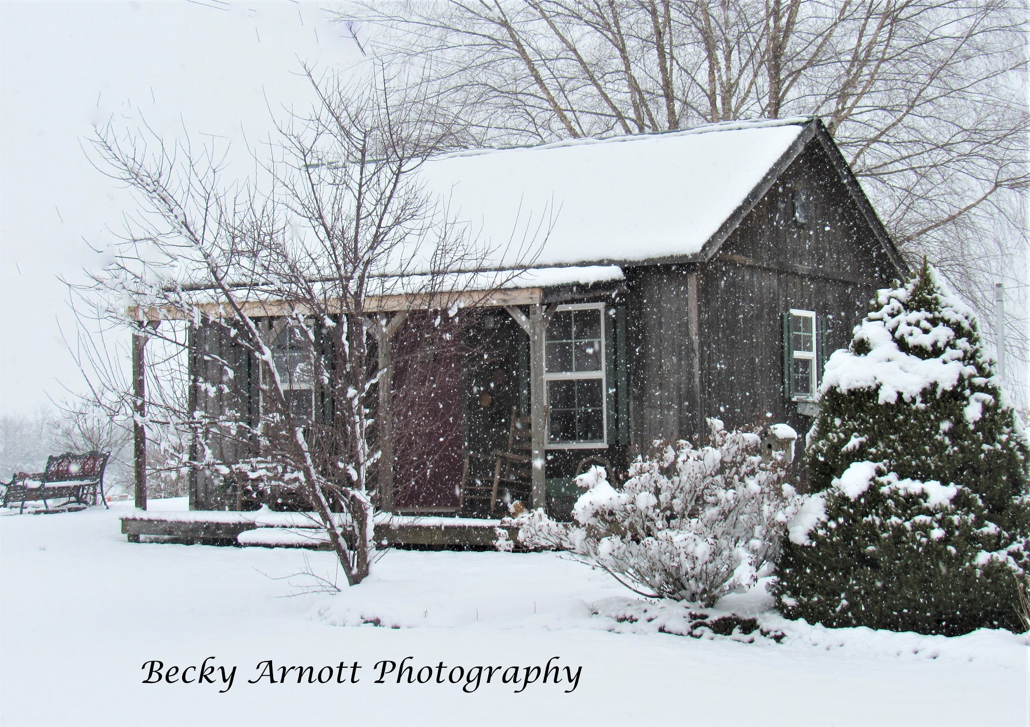 Spirit Photographs: Haunted? Cabin in the Snow