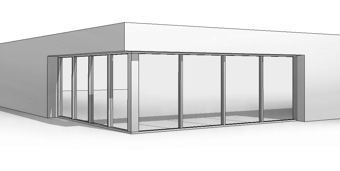 Revit-Mémo: Revit 2014_Mur Rideau_Mur rideau, Angle, dans murs composés