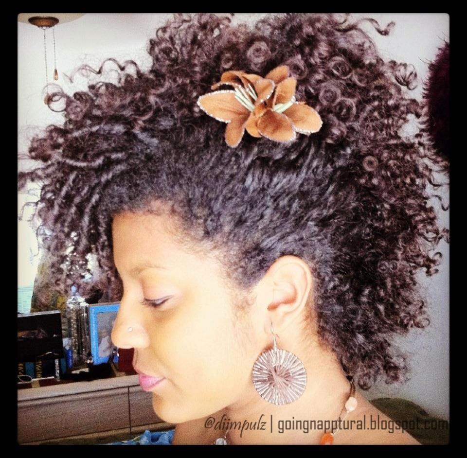 Going Napptural: Curly Fro-hawk