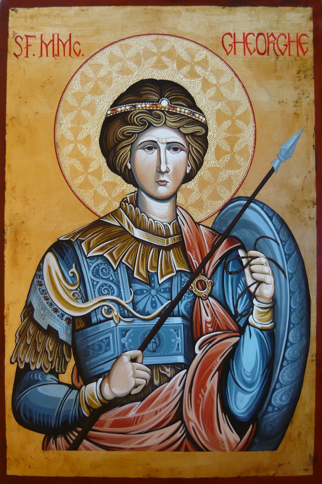 Pictura, Tablouri, Icoane: Sf. Mare Mucenic Gheorghe. (Icoana)