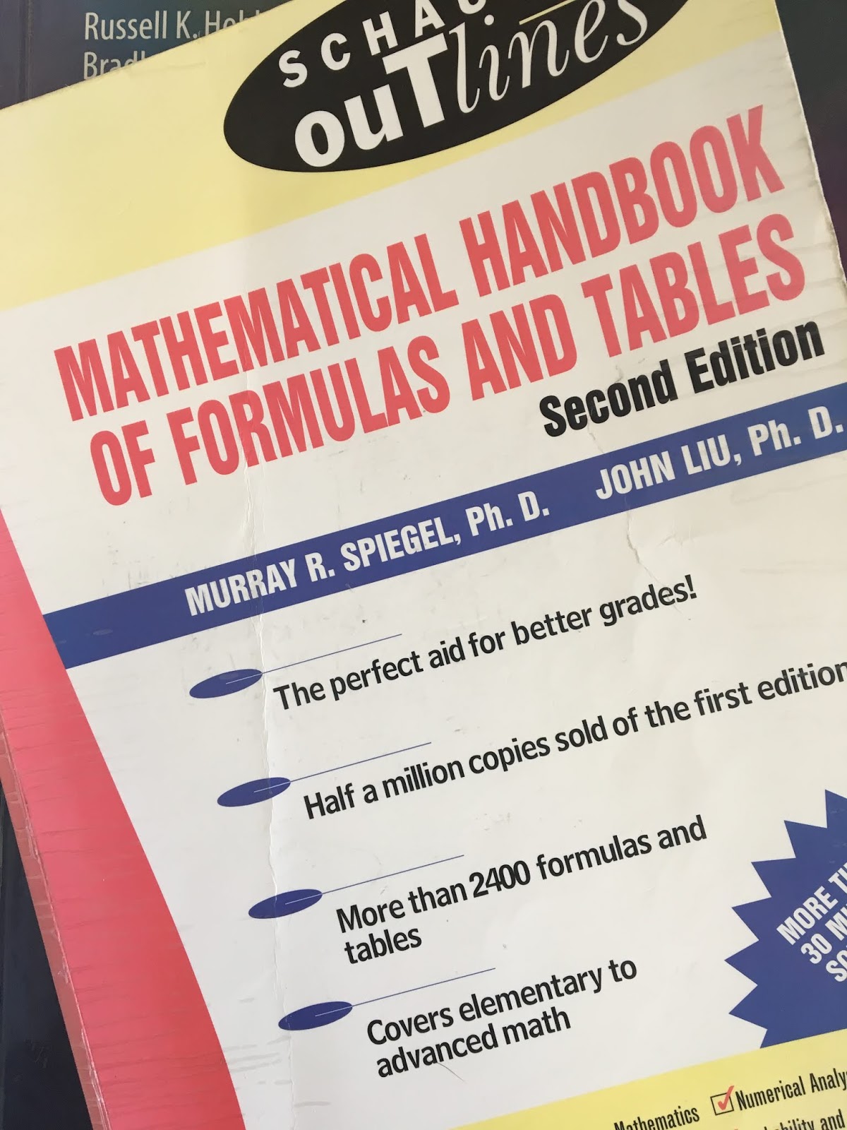 Intermediate Physics for Medicine and Biology: Mathematical Handbooks