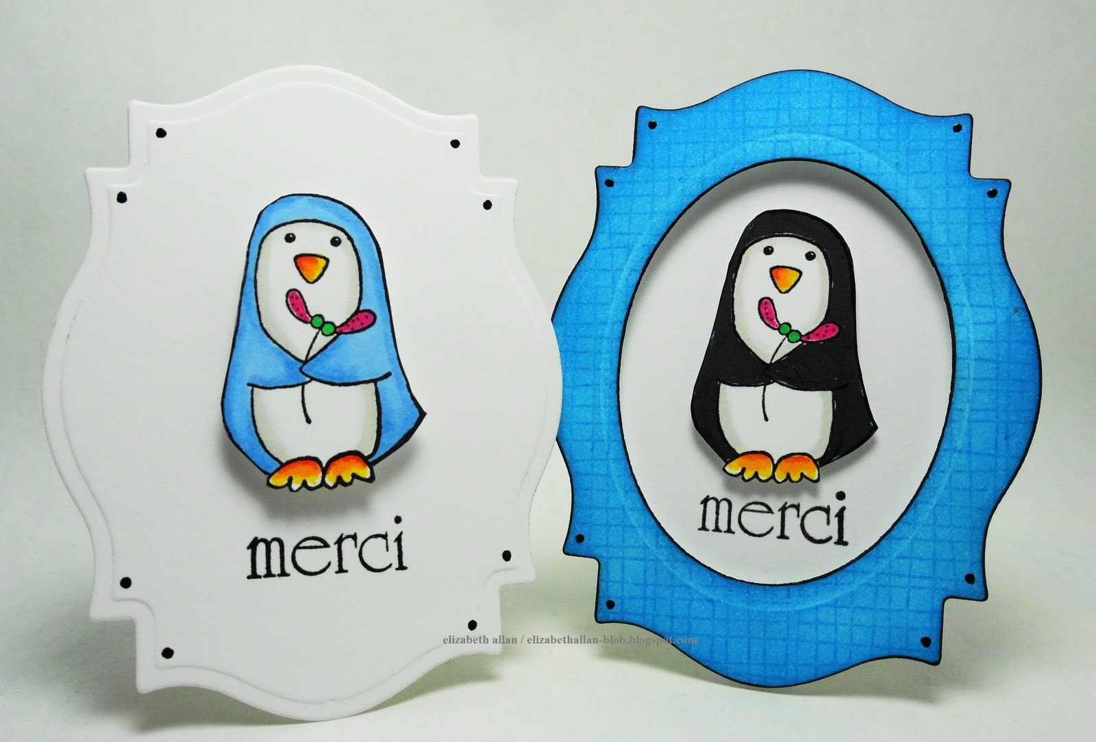 Elizabeth Allan's Art Studio: Merci Penguins