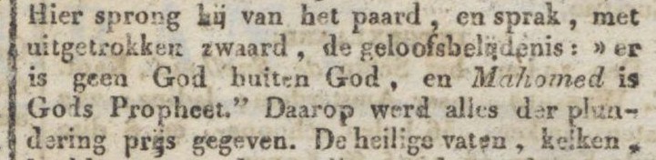 Islam in mijn dagelijks leven: “Er is geen God buiten God, en Mahomed ...