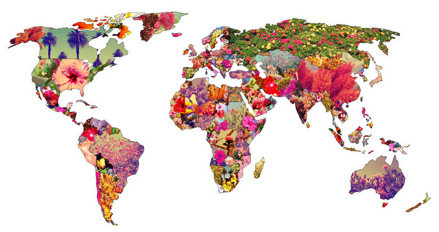 Inspiration Treasures: Really Cool World Map Print