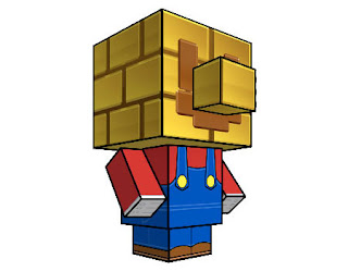 Gold Block Mario PAPERCRAFT ~ PaperCRAFTkone