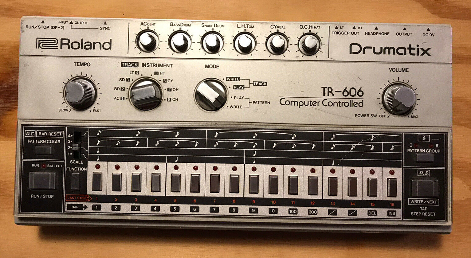 MATRIXSYNTH: Roland TR-606 Drumatix Analog Drum Machine
