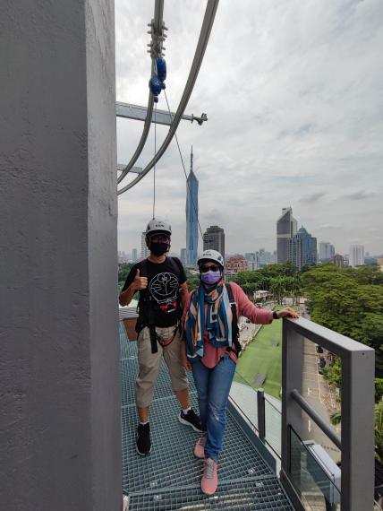 RUNNING WITH PASSION: Tower Walk 100 - A Must-try Fun and Thrilling New ...