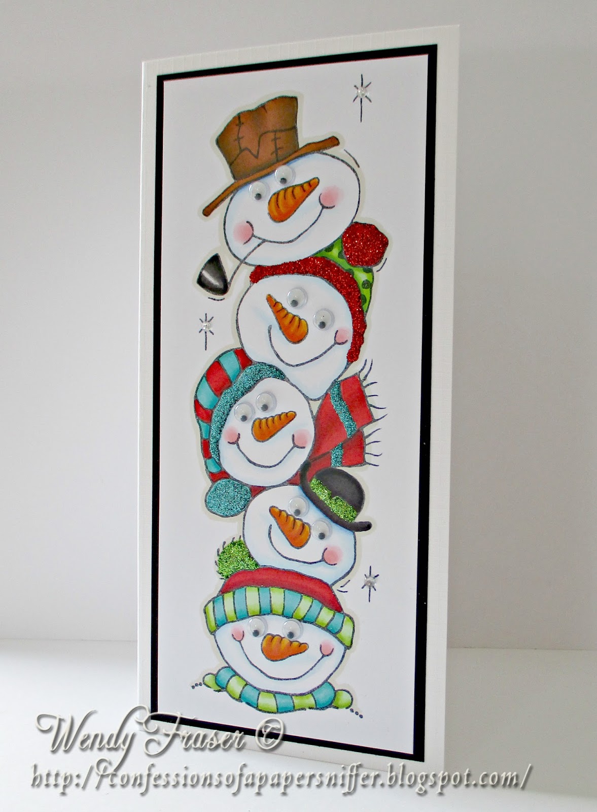 Confessions of a Papersniffer: Snowman Stack