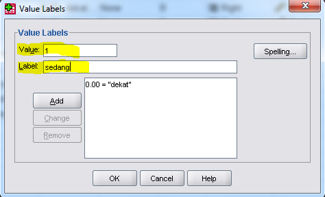 Membuat denah dengan MULTIDIMENSIONAL SCALLING software SPSS