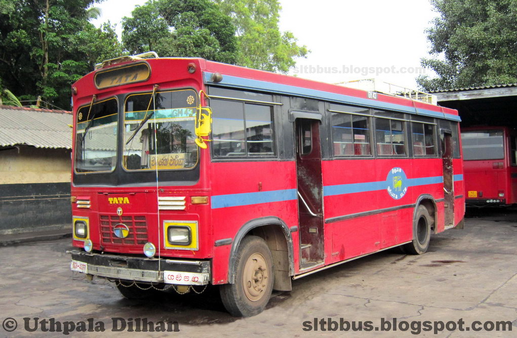 SLTB buses - ශ්‍රී ලංගම බස්: Latec TATA 1510 bus from SLTB Gampaha depot