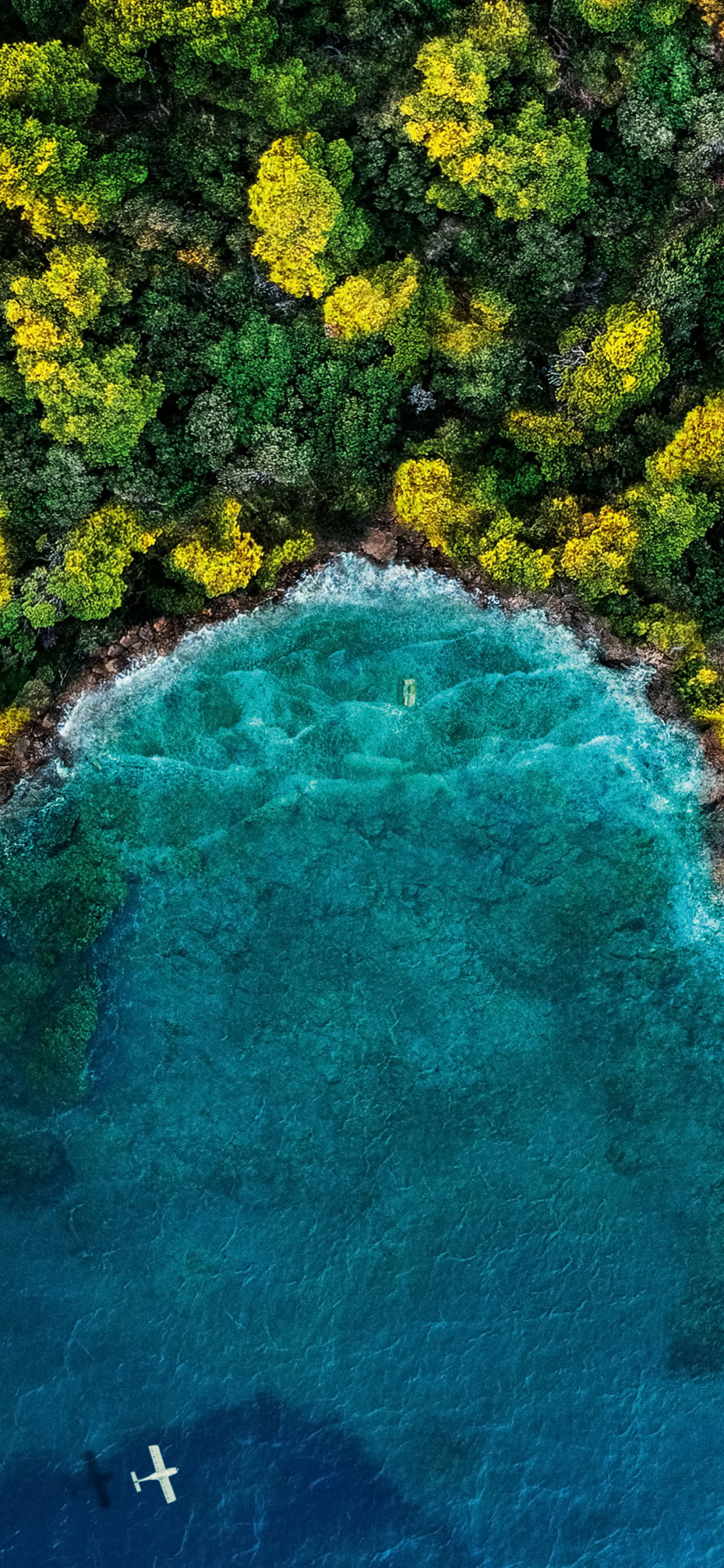 Coast Aerial view mobile wallpaper - HD Mobile Walls