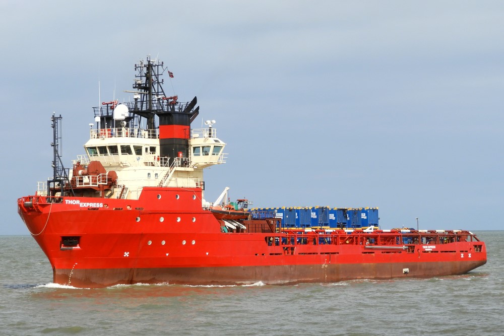 G.GYSSELS SHIPCOLLECTION: THOR EXPRESS : OFFSHORE VESSEL