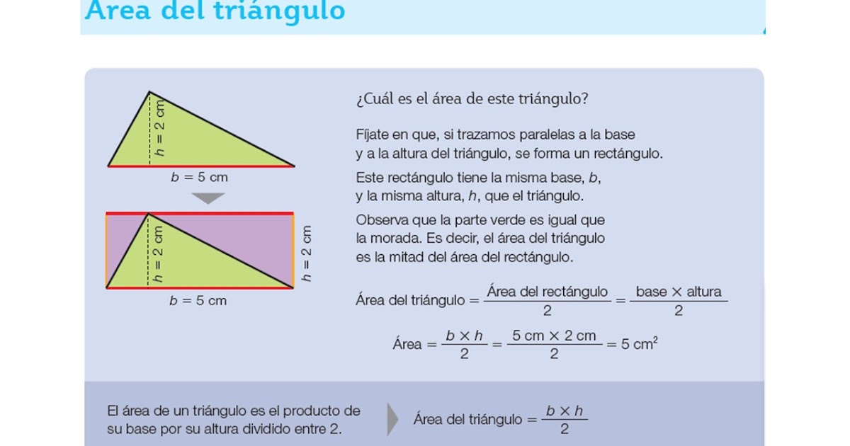 El Blog del "Profe" Juan (Mates): Área de un Triángulo