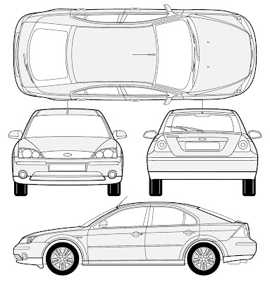 3d Auto Club: Blueprints - Ford