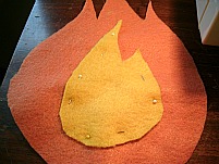 Mama G's Big Crafty Blog: Free Felt Campfire Picture Tutorial/Pattern
