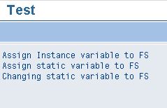 SAP ABAP 4 Tutorial: Field Symbols in Class
