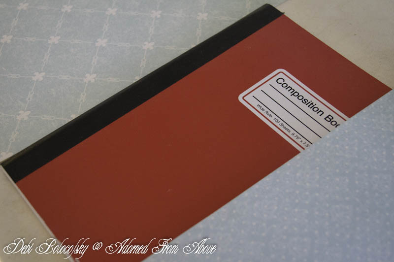 Adorned From Above: Personalized Composition Notebook Pictorial