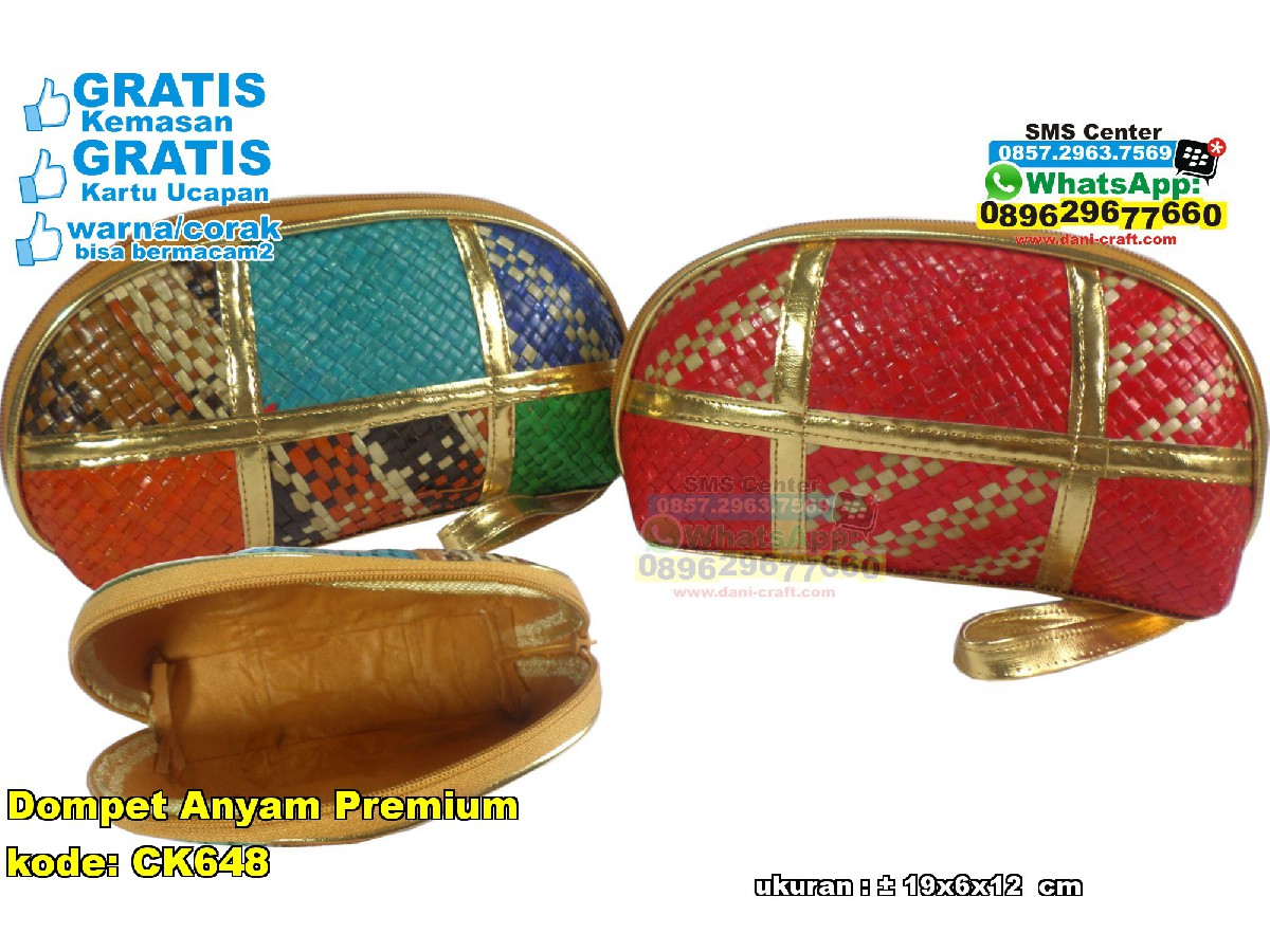 Dompet Anyam Premium | Souvenir Pernikahan