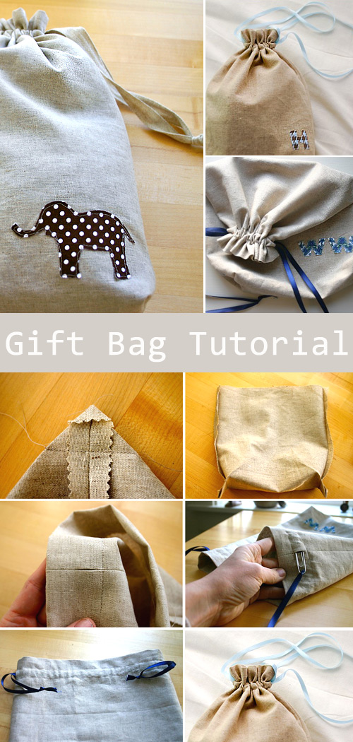 Handmade Gift Bag Tutorial ~ DIY Tutorial Ideas!