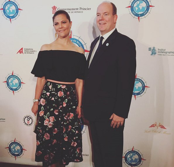 Princess Victoria attends the Ocean Conference in New York