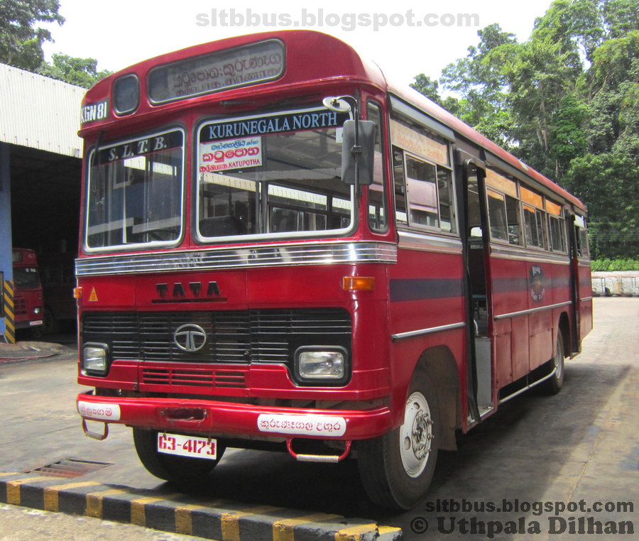 SLTB buses - ශ්‍රී ලංගම බස්: Ruby bodied TATA LP 1510/52 modified bus ...