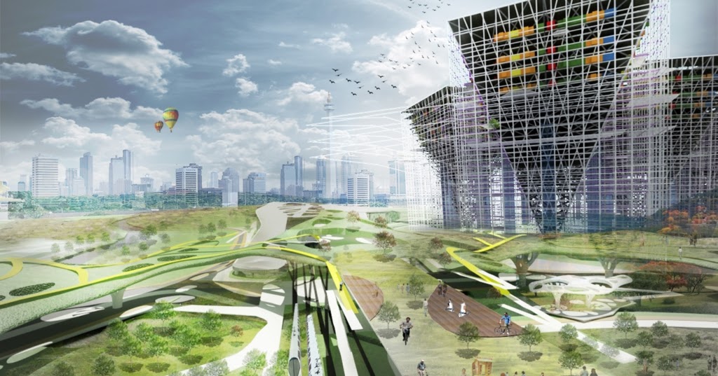 visionary future LAB: Inverted Pyramid: A vertical Kampung