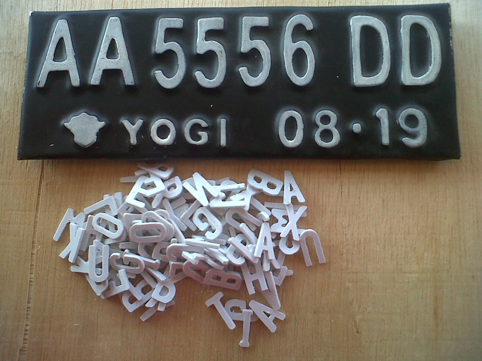 Sinar Art: Master Cetakan Plat Nomor Motor dan Mobil Variasi Jenis ...