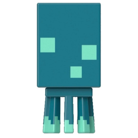 Minecraft Glow Squid Mob Head Minis Figure | Minecraft Merch