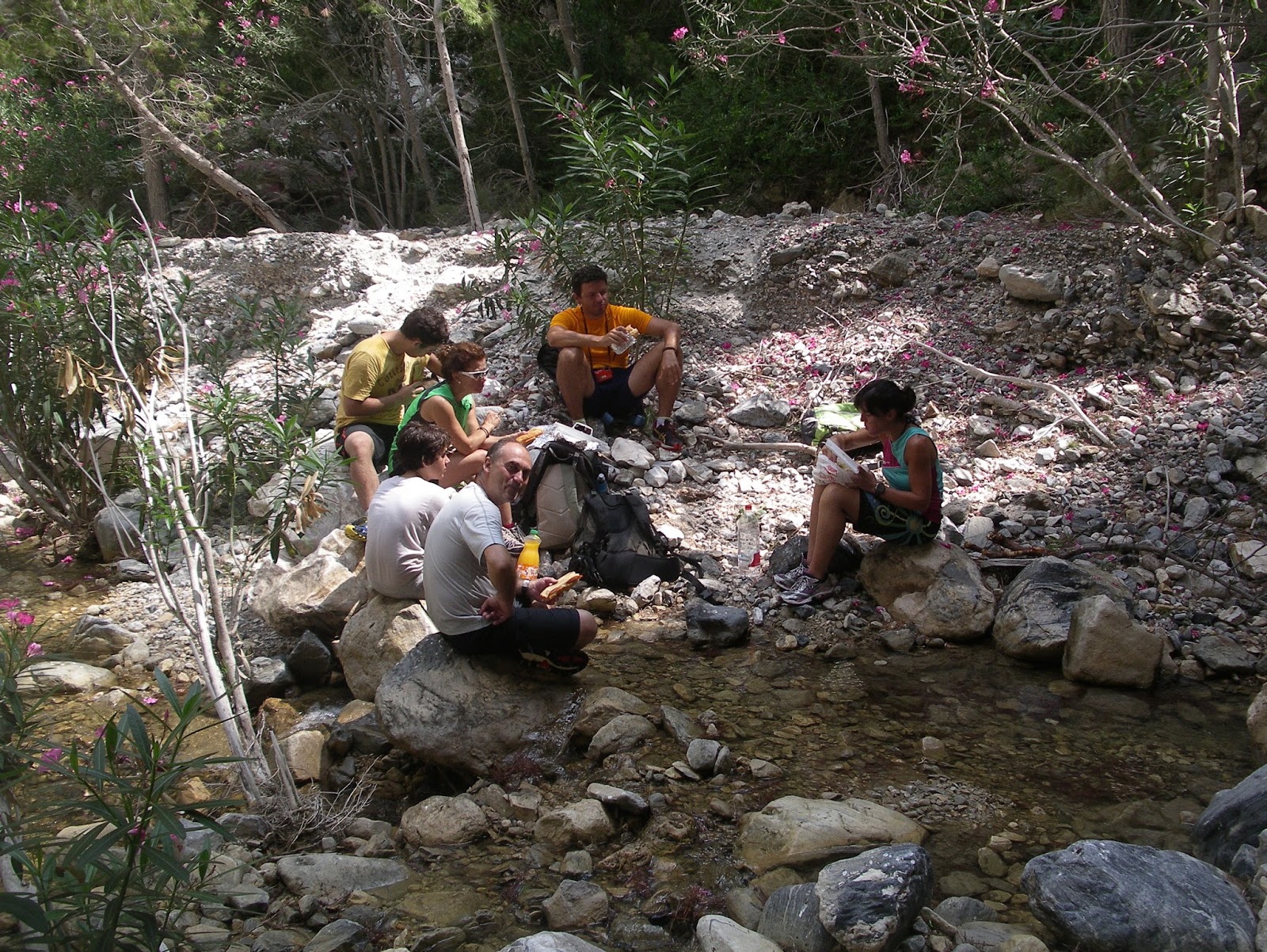 GRUPO MONTAÑERO ANDAX: Curso alto del Río Chíllar. 18-8-2013
