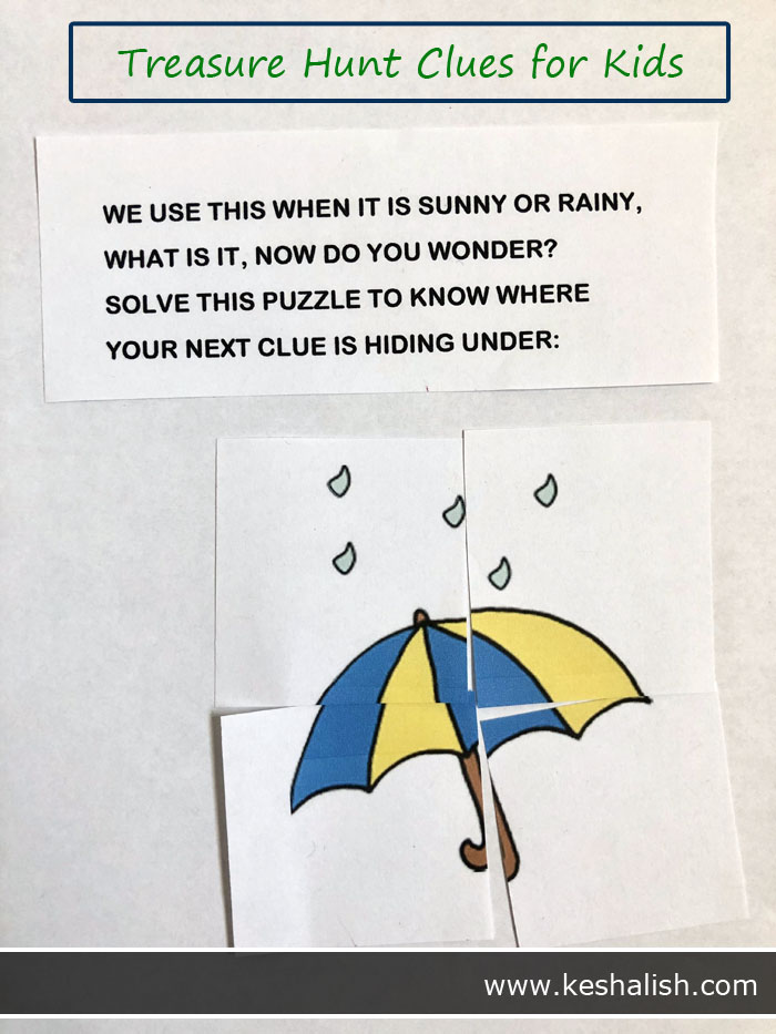 keshalish: Scavenger Hunt for Kids | Treasure Hunt Game for Kids at Home