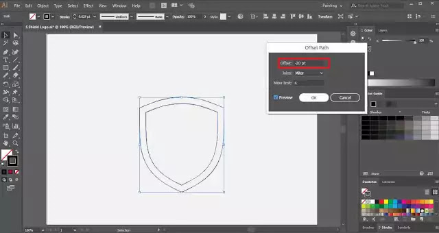 Shield Logo Design in Adobe Illustrator - Adobe Tutorial