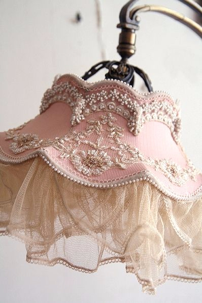 AMARNA ARTESANATO E IMAGENS: ABAJOURS ESTILO SHABBY CHIC