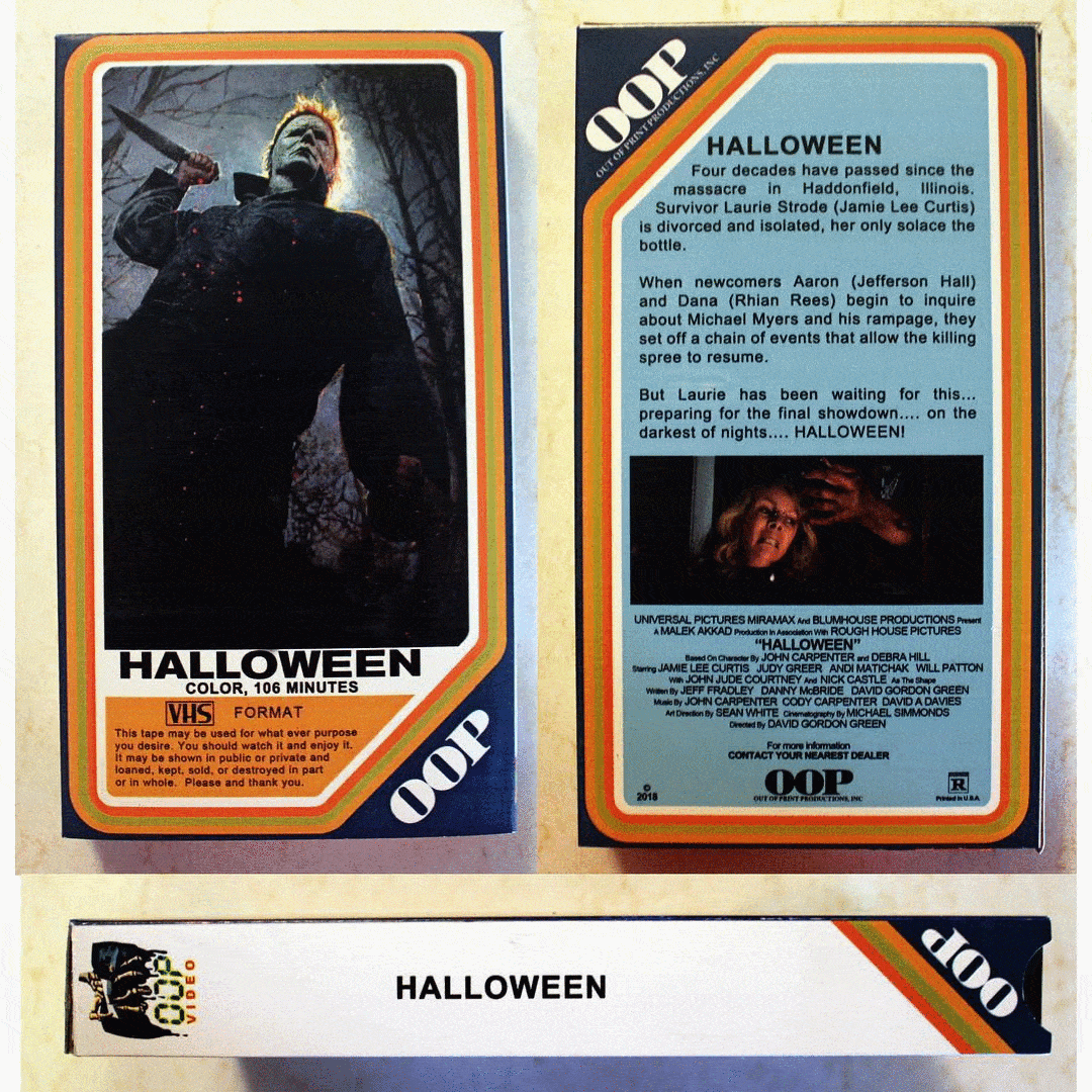 The Horrors of Halloween: Custom HALLOWEEN VHS COVERS from INSTAGRAM
