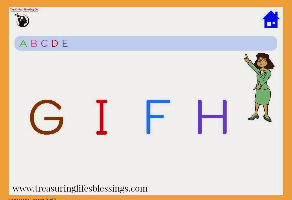 Alphabet Song Game - Treasuring Life's Blessings