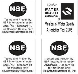 Fahami label NSF & WQA | Ourkizuna