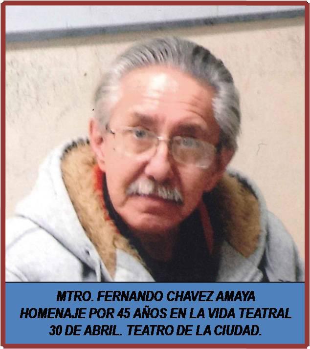 Tramoyam Blog: FERNANDO CHÁVEZ AMAYA / CELEBRA SU 45 ANIVERSARIO DE ...