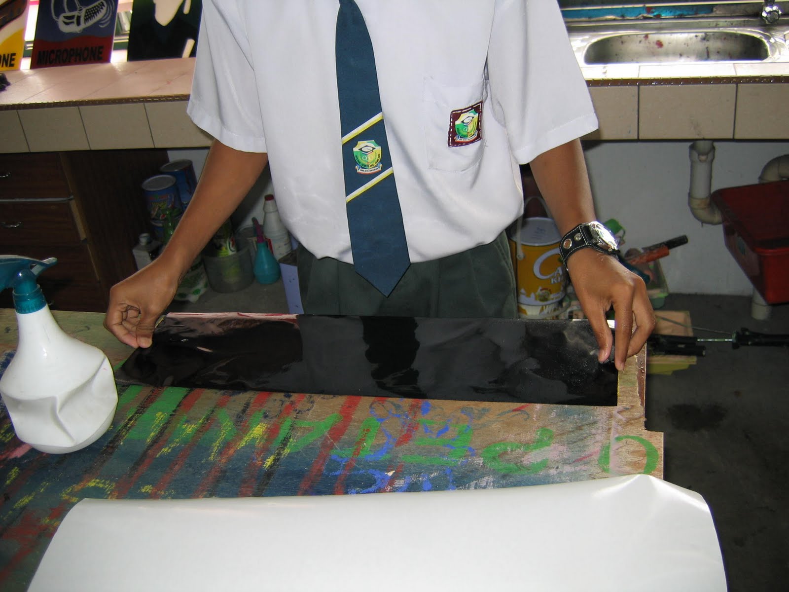 Seni Reka Tanda SMKSI: Vinil